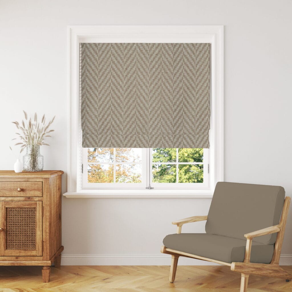 Rattan Bark Roman Blind | Sewing House